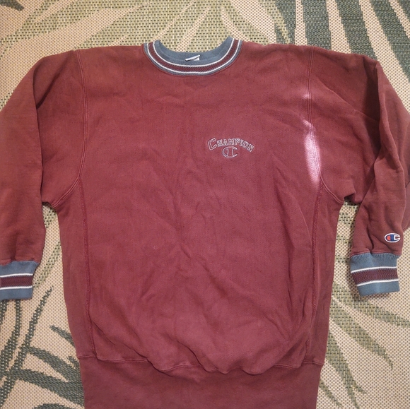 Champion | Sweaters | Vintage Champion Reverse Weave Sweatshirt Maroon ...